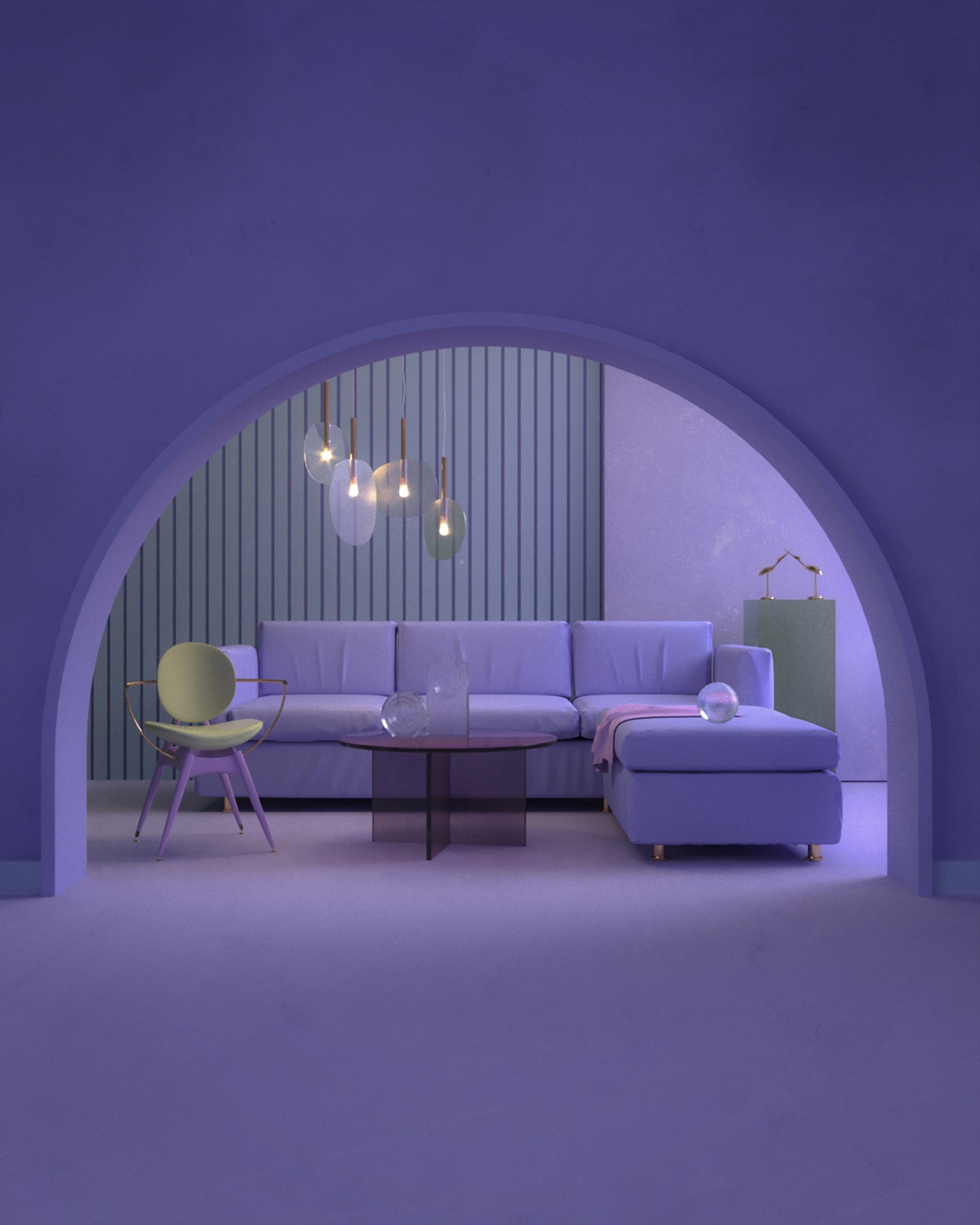 Interior Design with the VERY PERI color of the year 2022 – ARCHI ...